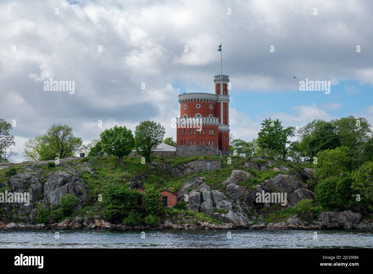 The beautiful historical Kastellet citadel on the islet Kastellholmen ...