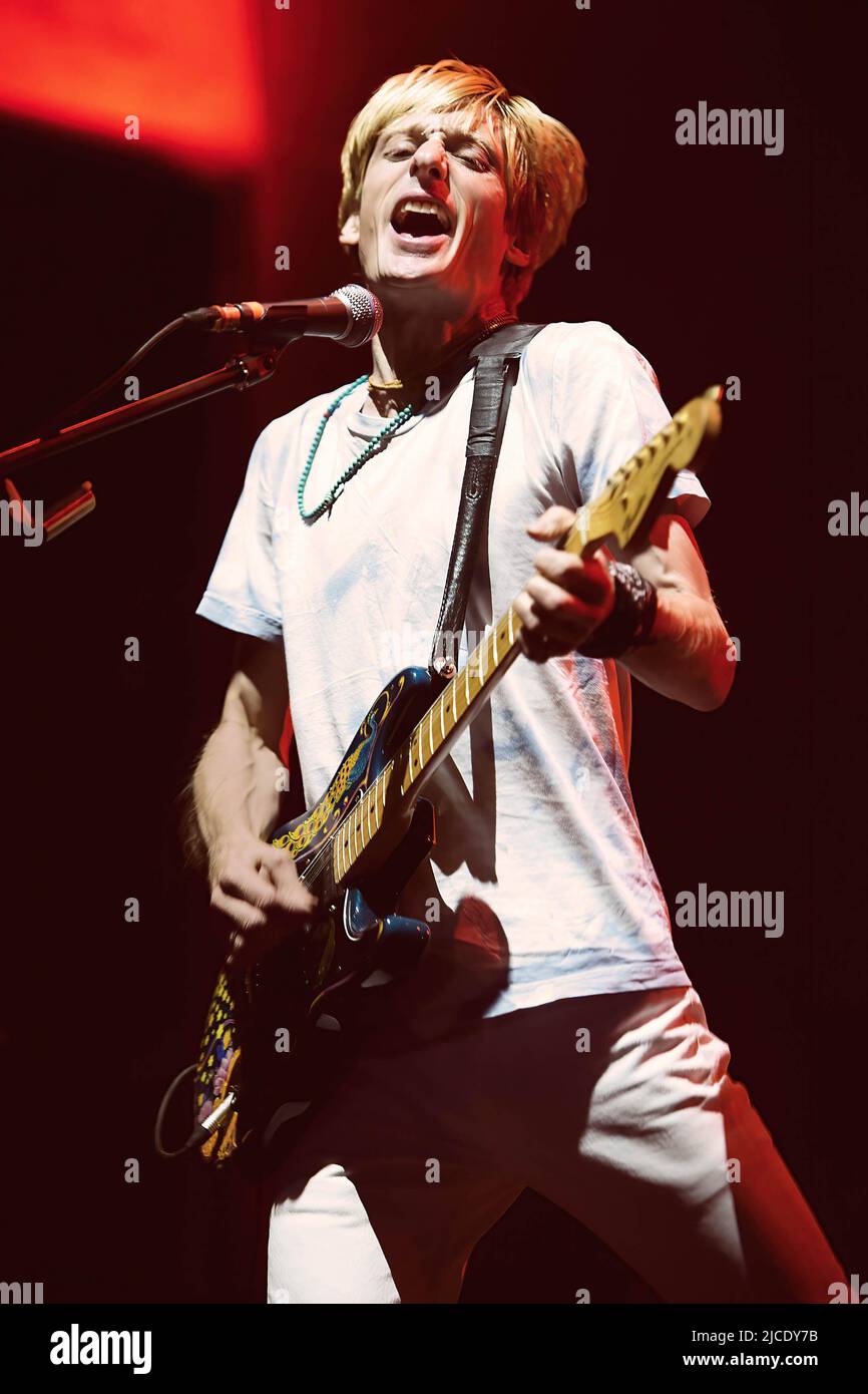 Crispian Mills of Kula Shaker performs in Rome Stock Photo - Alamy