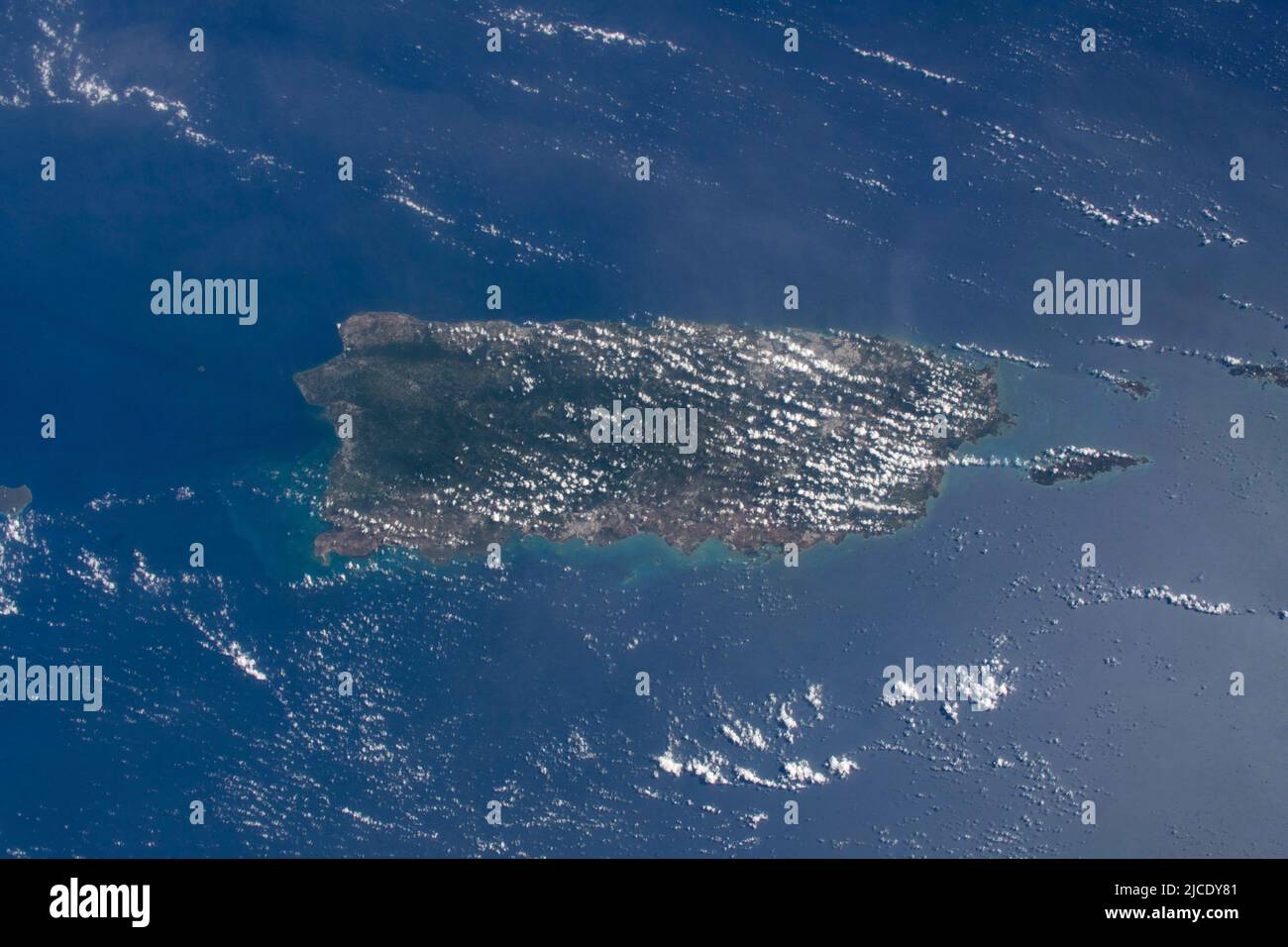 Aerial of Puerto Rico Stock Photo - Alamy