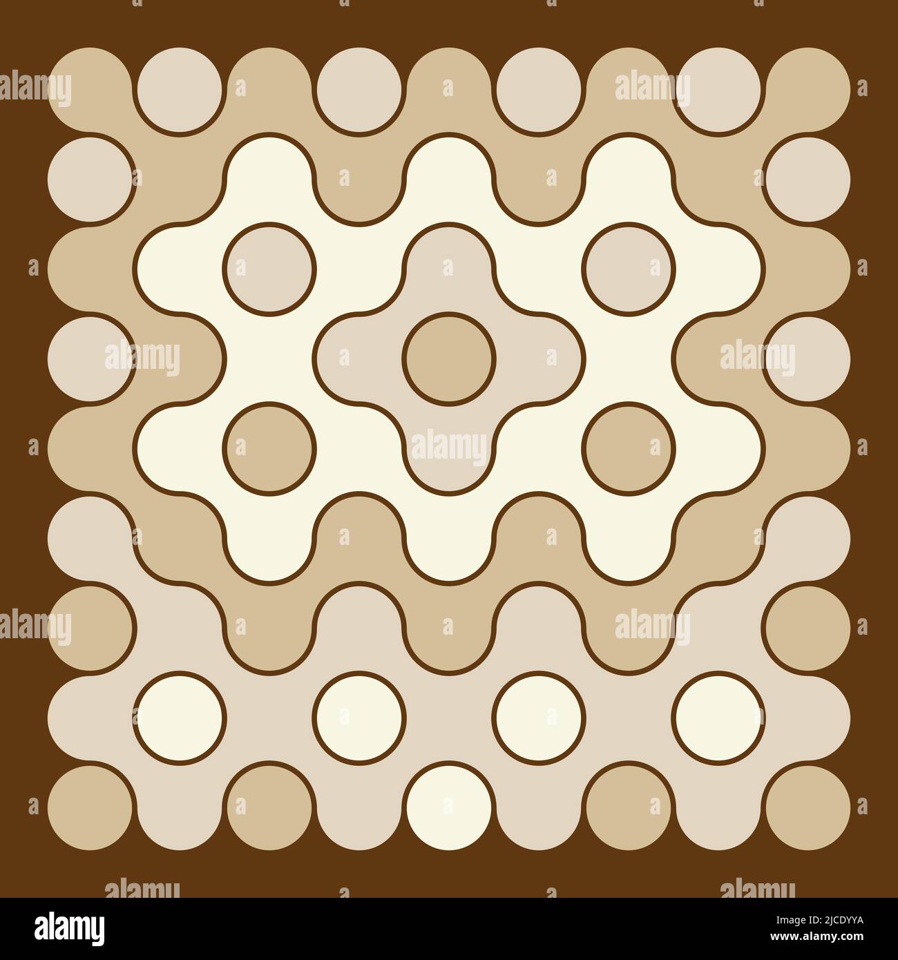 Random color rounded truchet tiling illustration Stock Vector Image ...