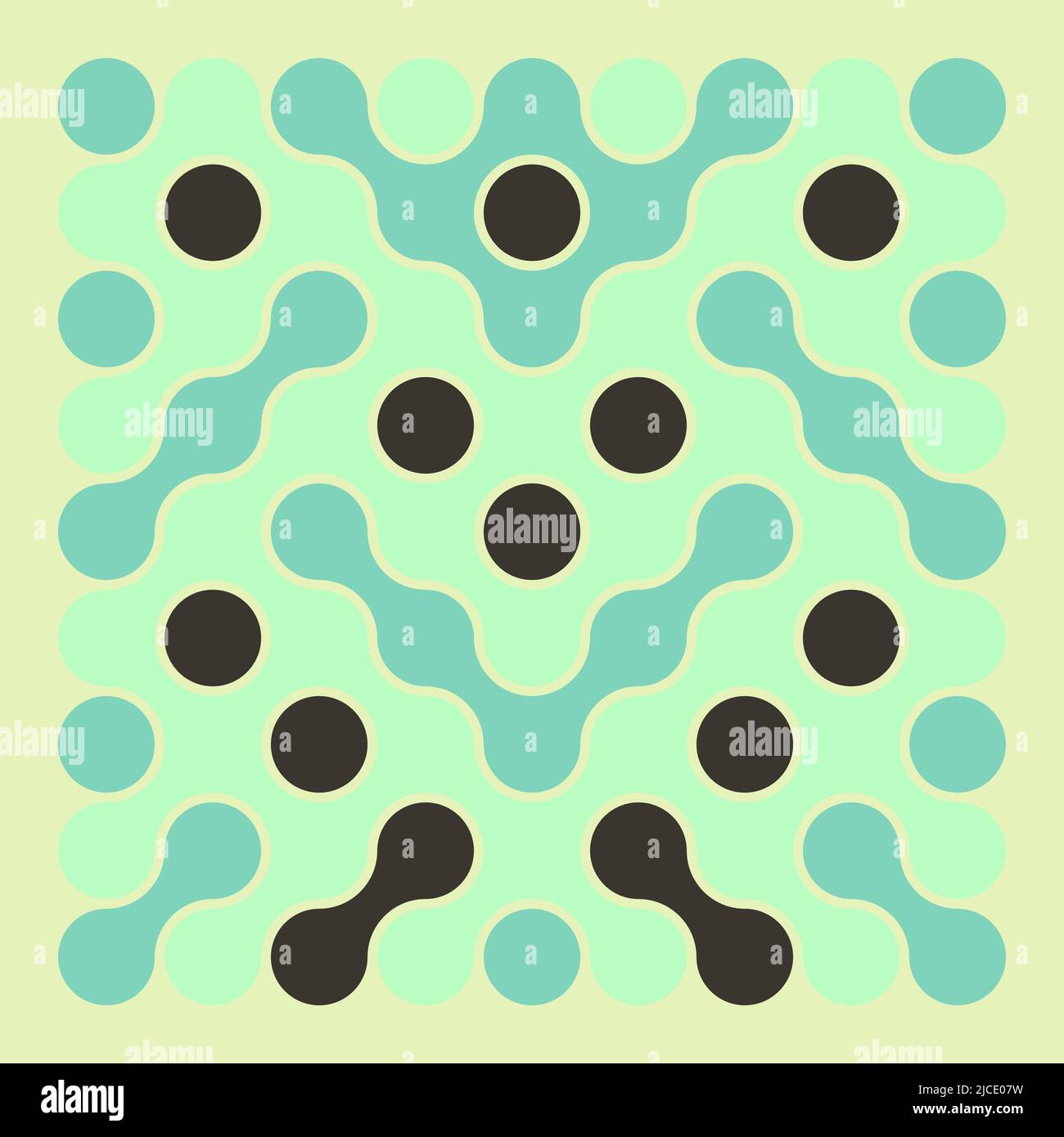 Random color rounded truchet tiling illustration Stock Vector Image ...