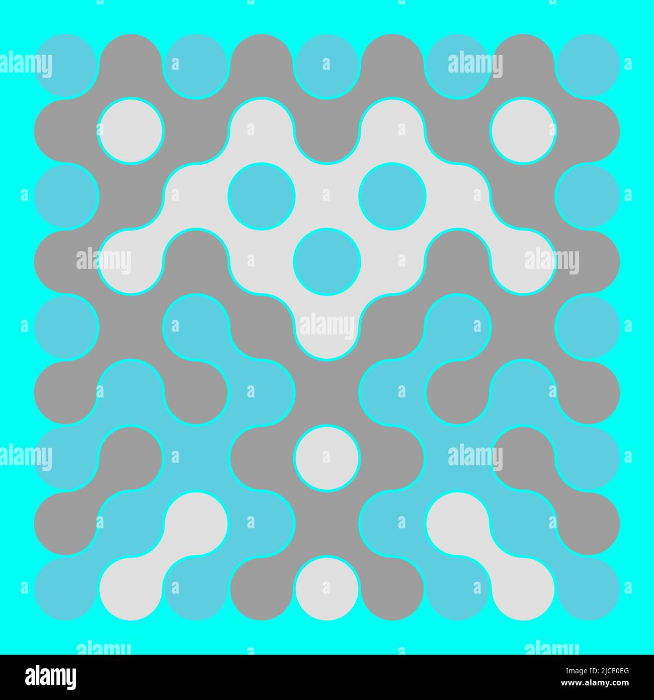 Random color rounded truchet tiling illustration Stock Vector Image ...