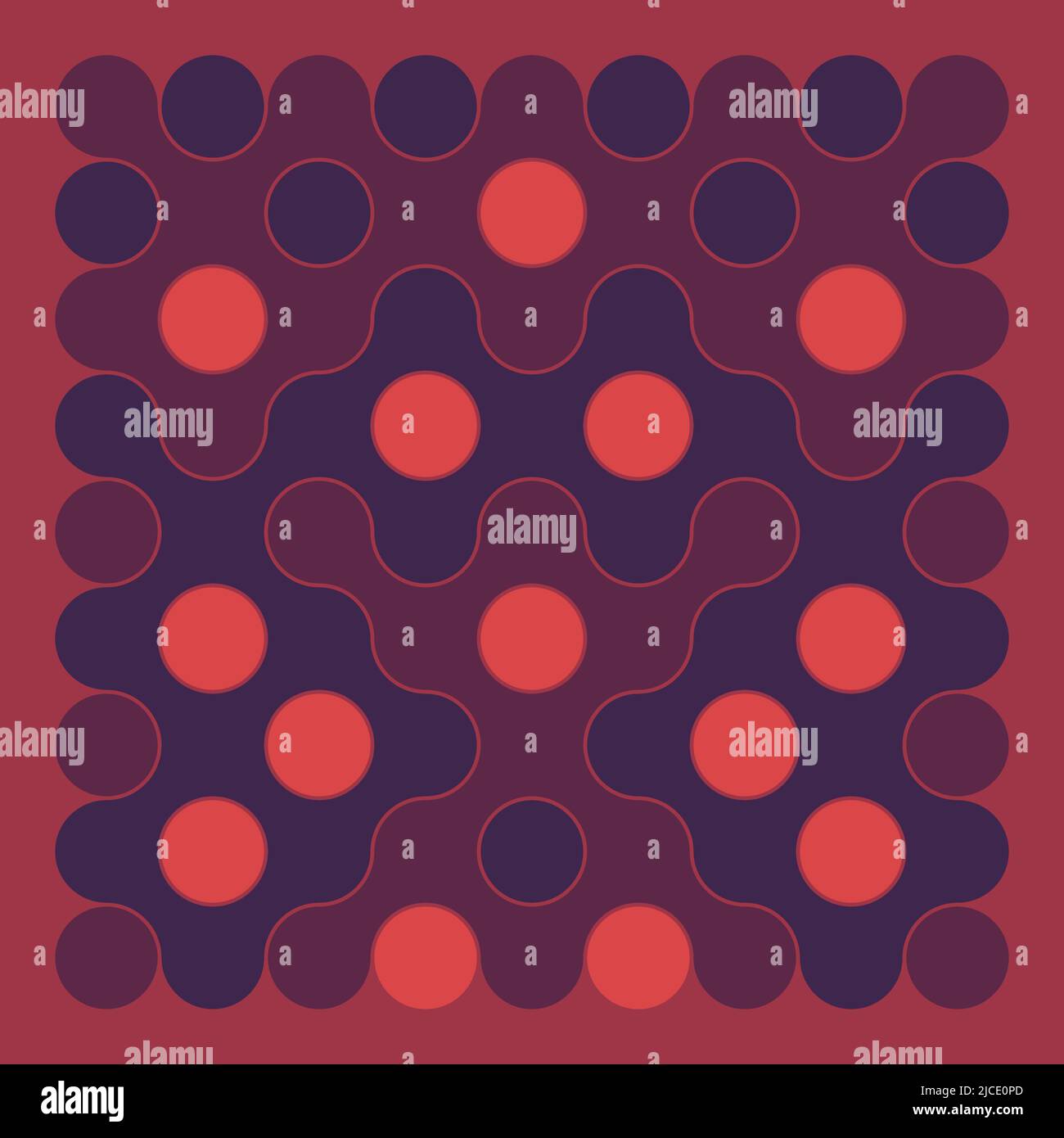 Random color rounded truchet tiling illustration Stock Vector Image ...