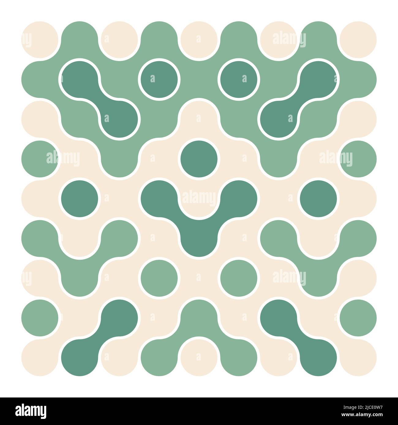 Random color rounded truchet tiling illustration Stock Vector Image ...