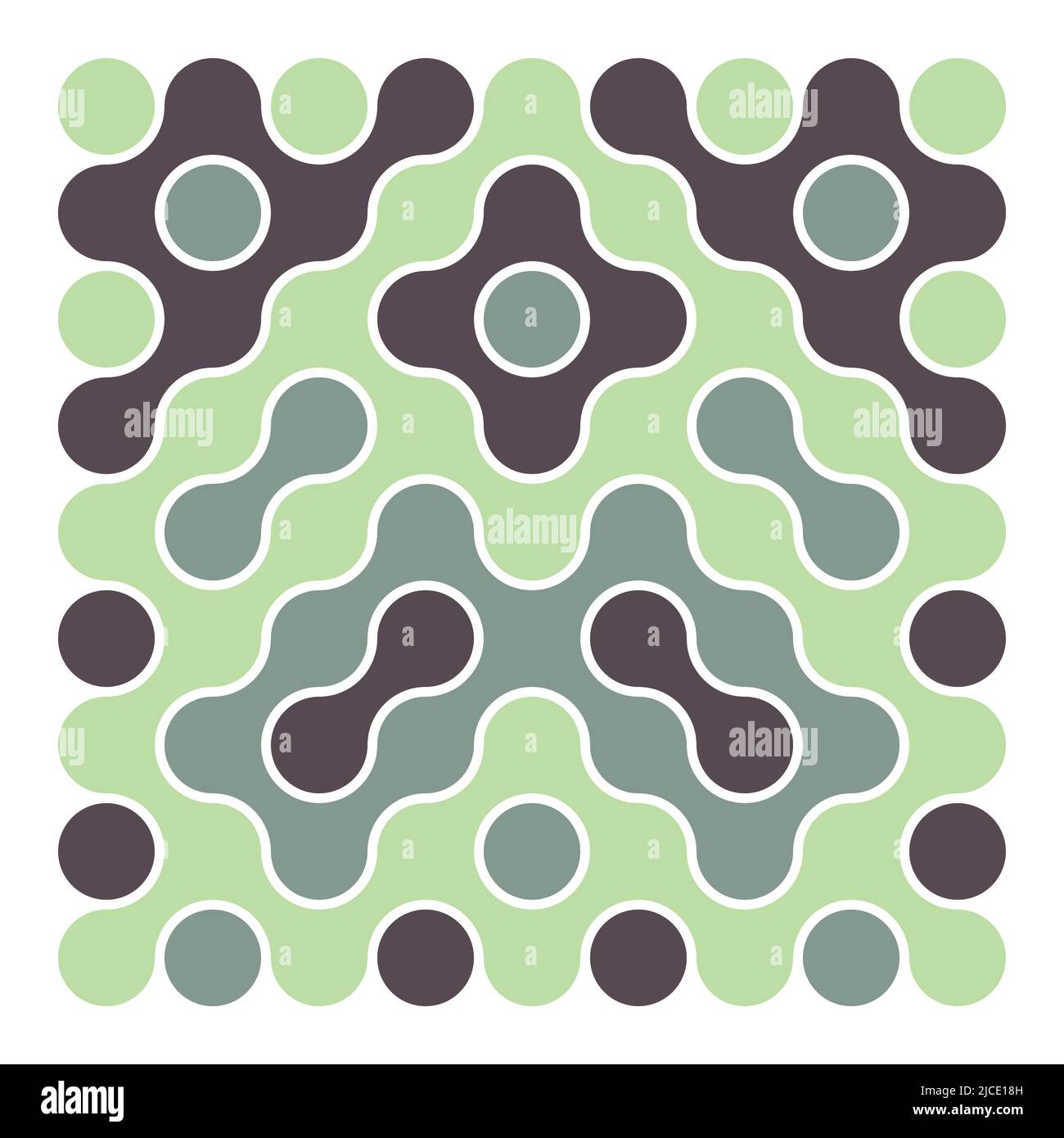 Random color rounded truchet tiling illustration Stock Vector Image ...