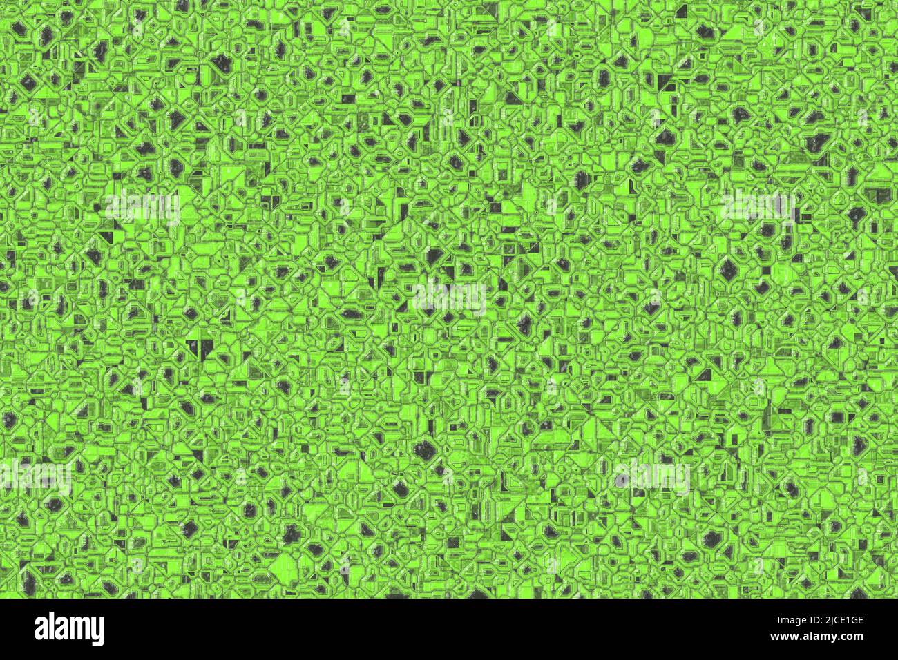 nice green electronic crystalline template computer graphics texture or ...