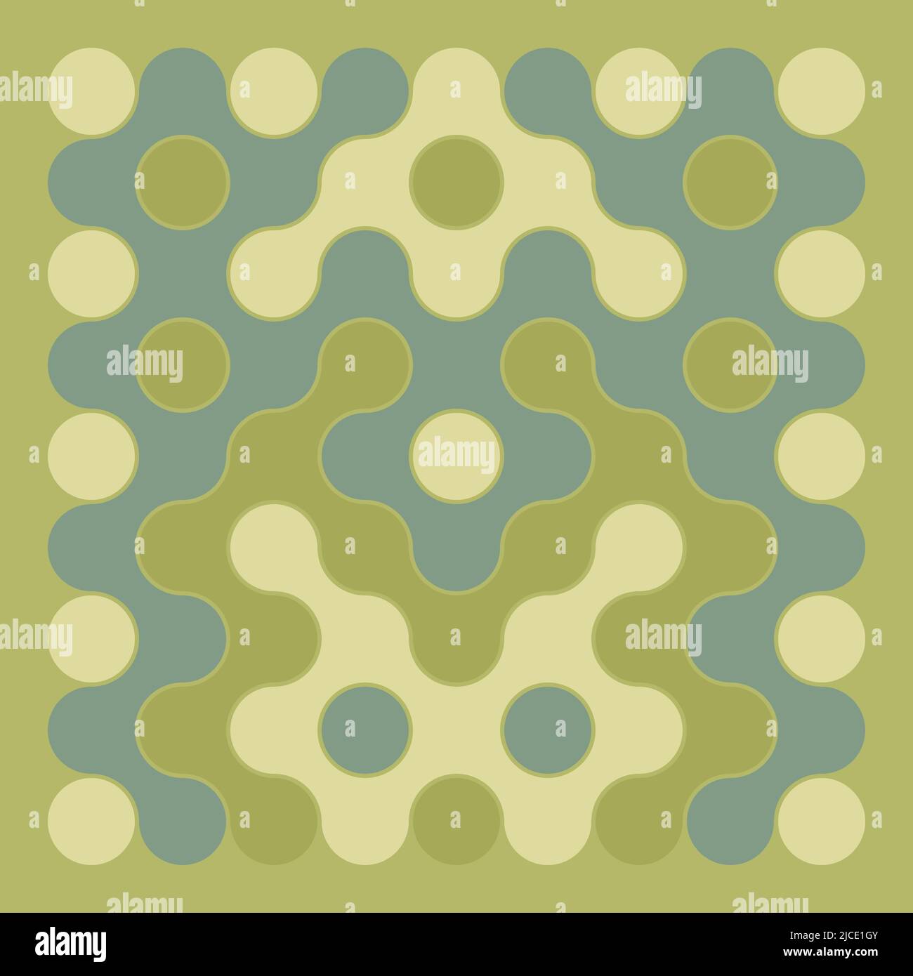 Random color rounded truchet tiling illustration Stock Vector Image ...