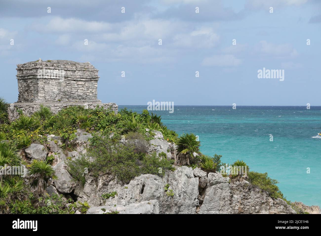 Tulum Ruins and Beach Stock Photo - Alamy
