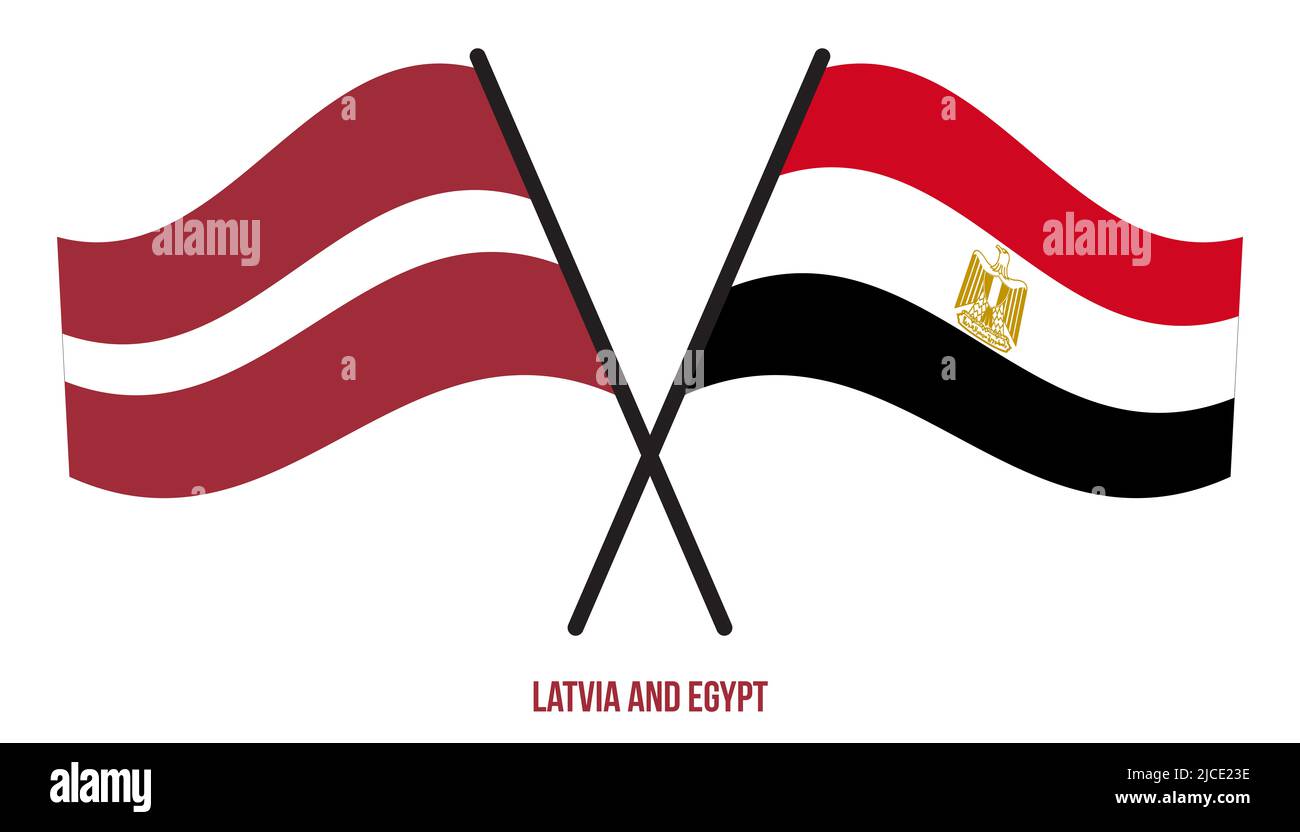 Latvia waving official flag style Cut Out Stock Images & Pictures - Alamy