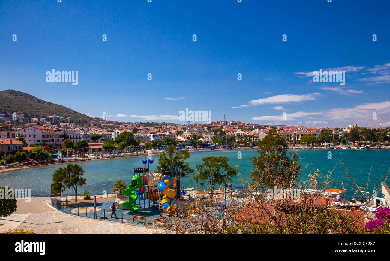 Datca, Mugla, Turkey - June 2022: Datca town view Stock Photo - Alamy