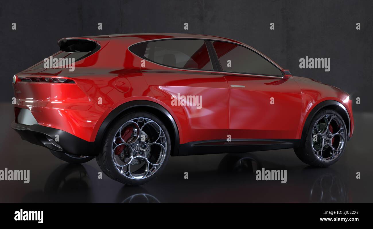 Alfa Romeo Tonale - New Italian SUV Stock Photo - Alamy