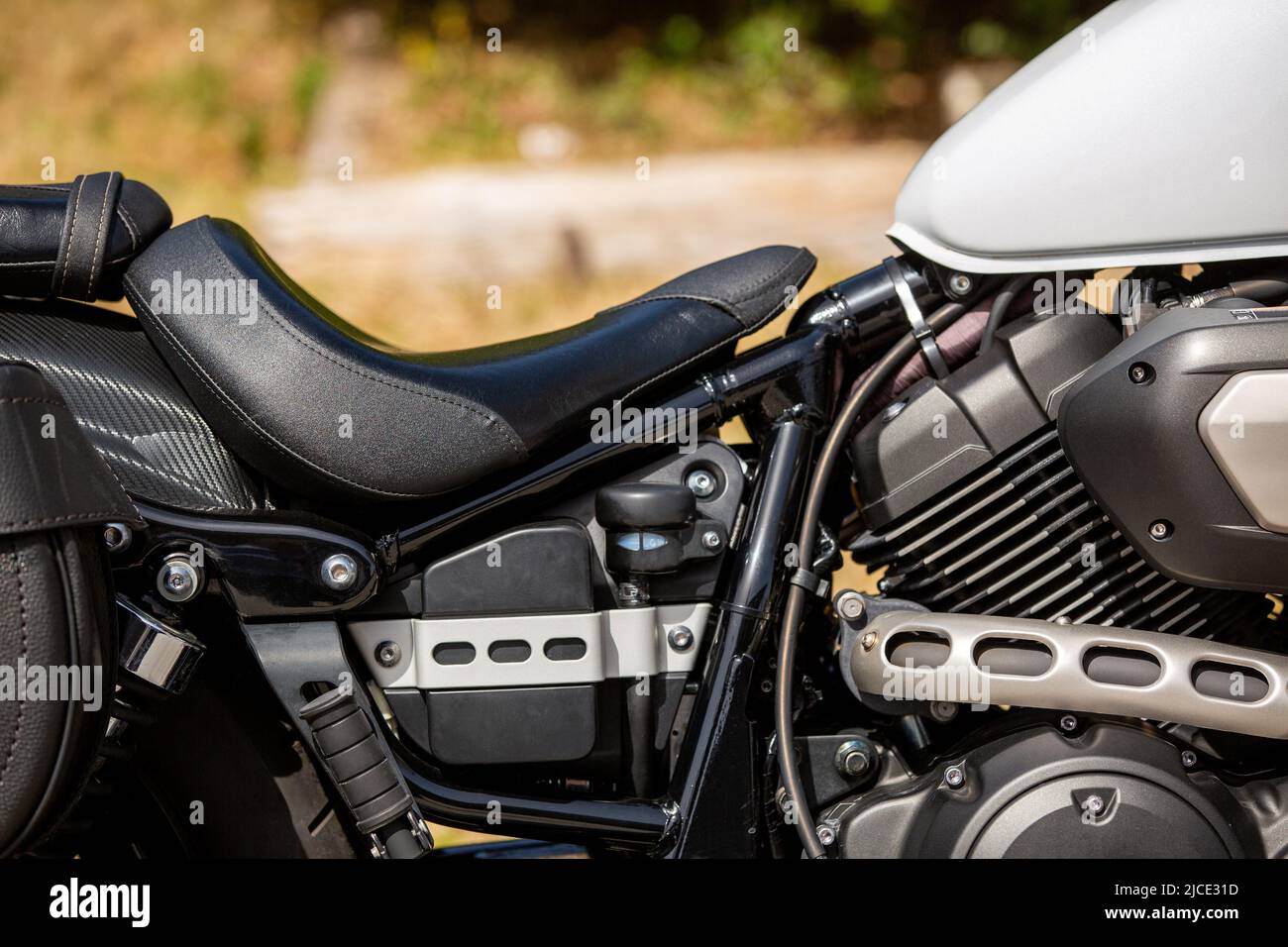Motorcycle seat hi-res stock photography and images - Alamy