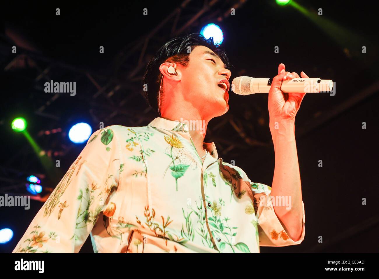 Milano, Italy, on June 12 2022. Eric Nam in concert at Magazzini ...