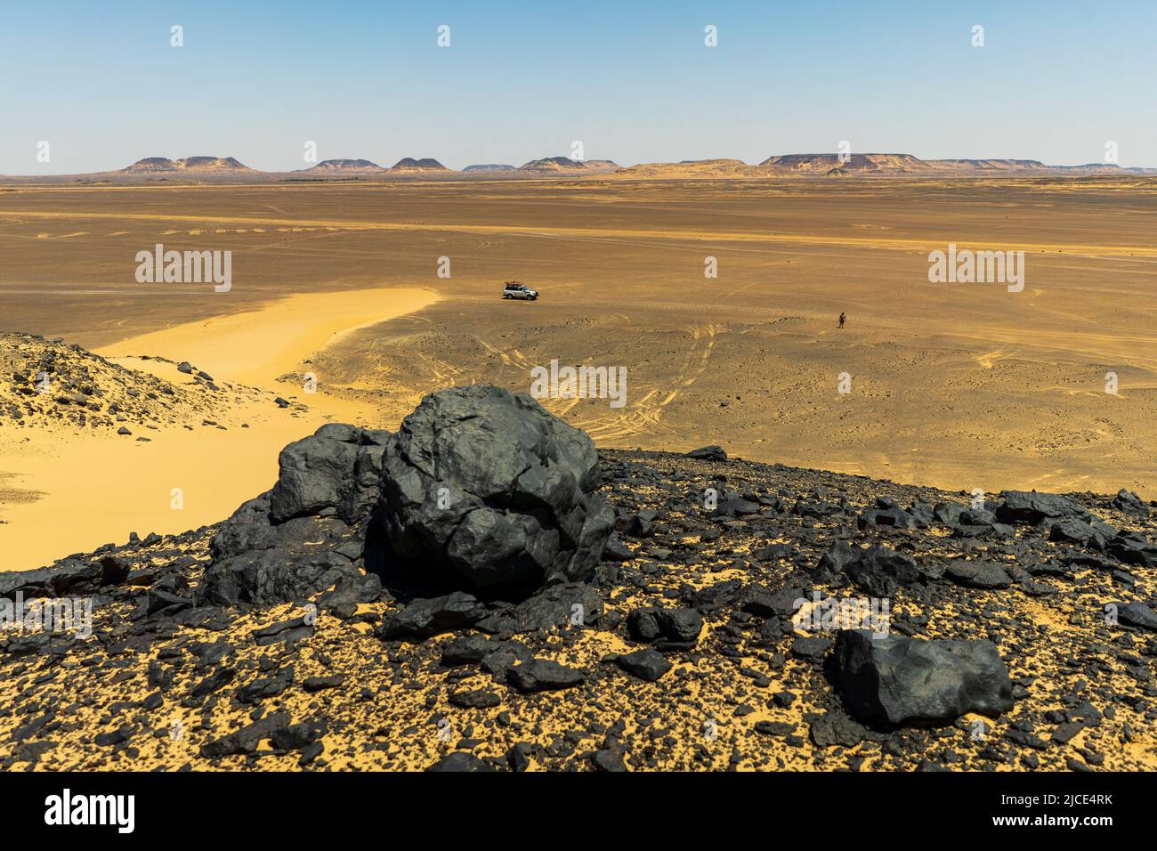 The Black Desert - Egypt Stock Photo - Alamy