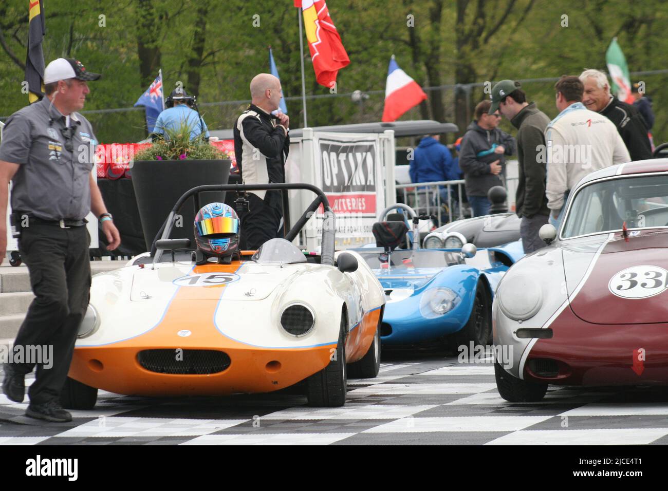 Paddock and Winner circle after the race Stock Photo - Alamy