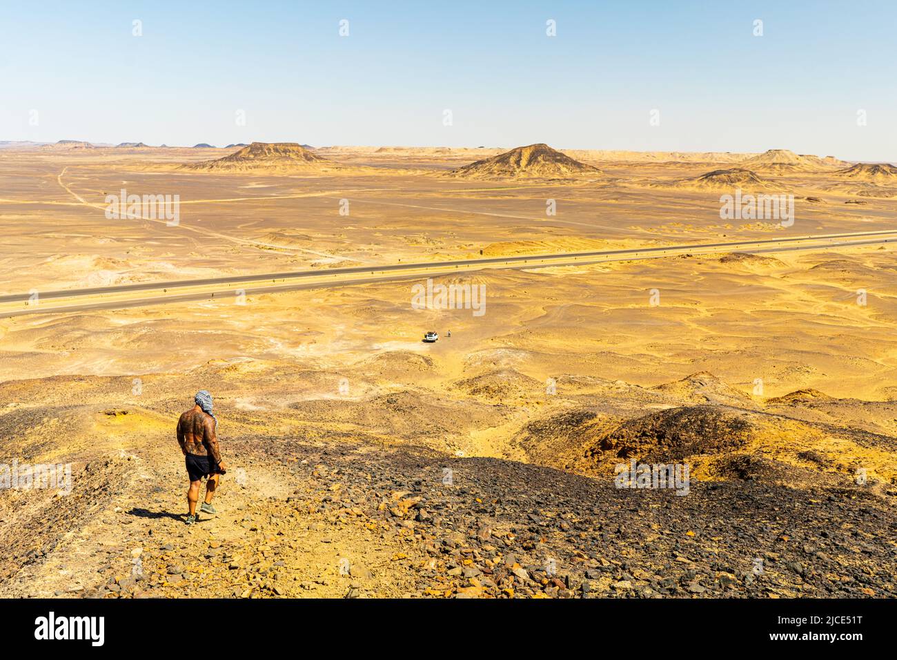 The Black Desert - Egypt Stock Photo - Alamy