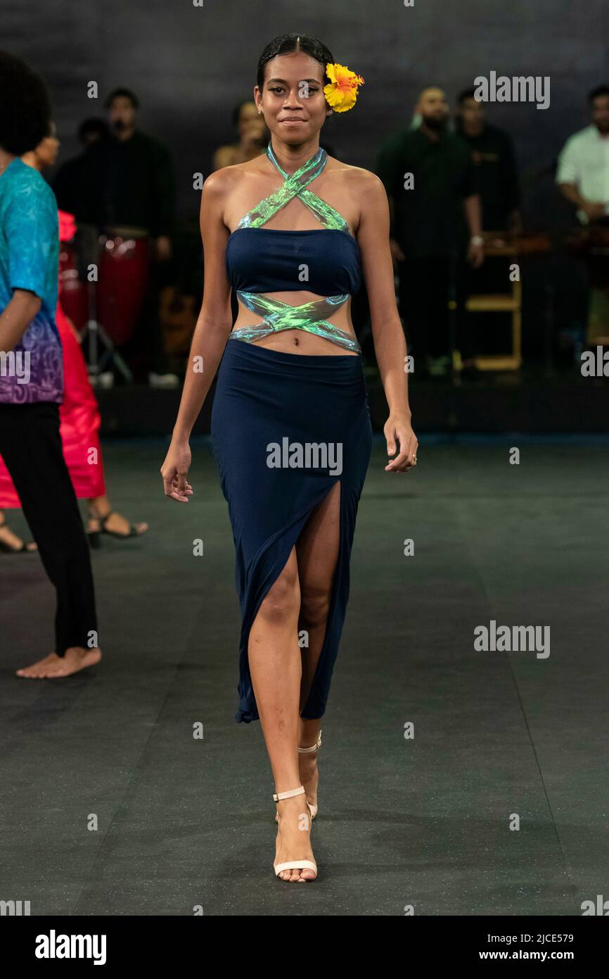 Porttulina Resort Cruise runway during Fiji Fashion Week on June 2022 ...