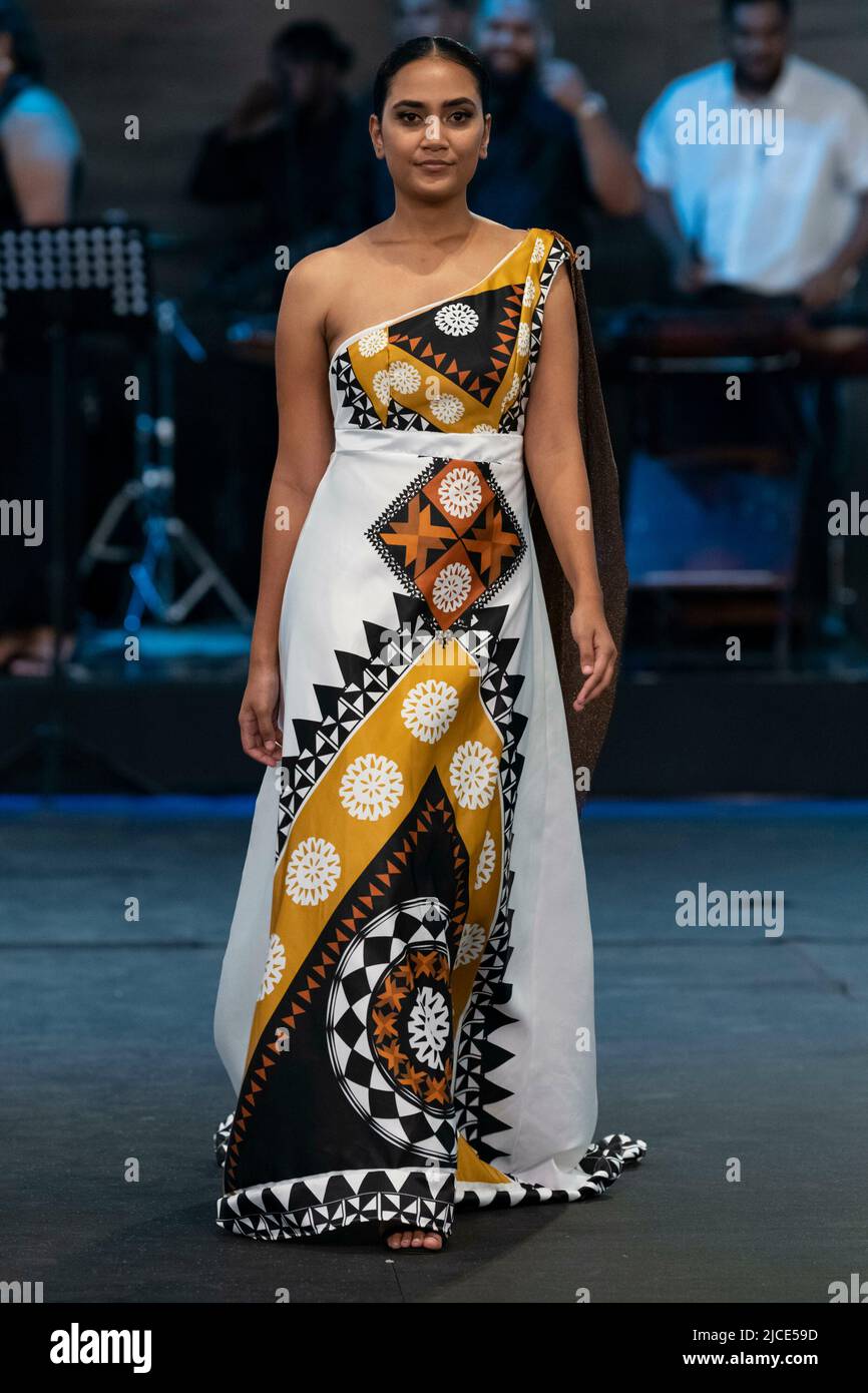Lavalani Resort Cruise runway during Fiji Fashion Week on June 2022 ...