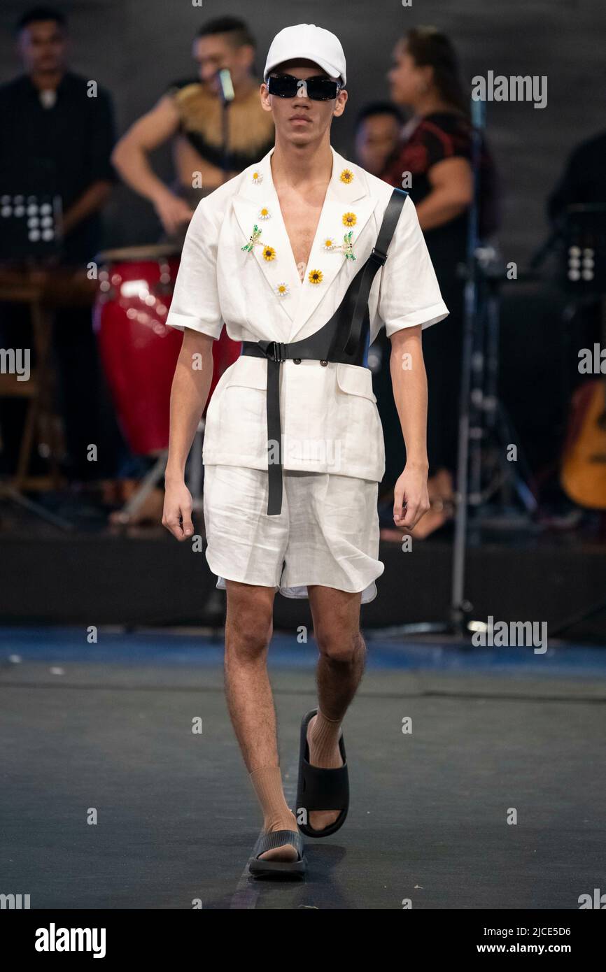 Kalokalo Colllective Resort Luxe runway during Fiji Fashion Week on ...