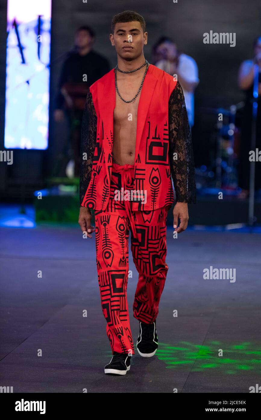 House of Mausio Resort Cruise runway during Fiji Fashion Week on June ...