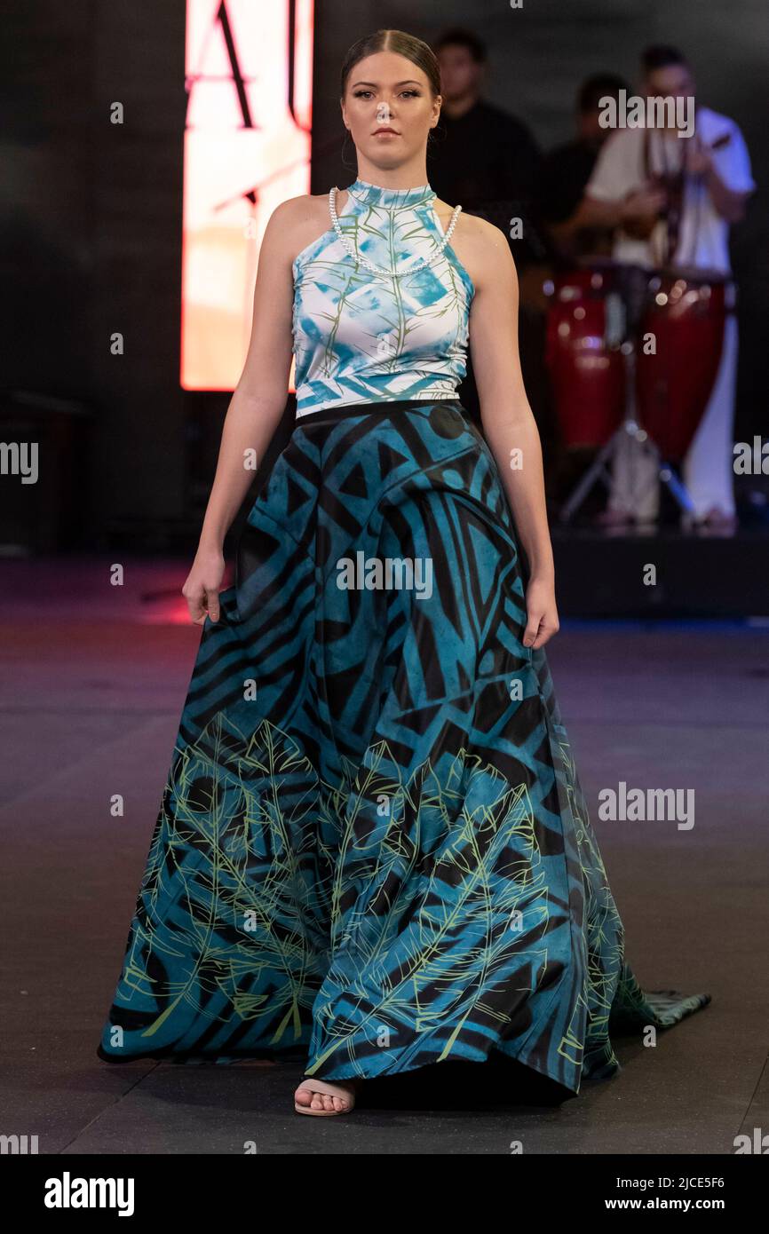 House of Mausio Resort Cruise runway during Fiji Fashion Week on June ...