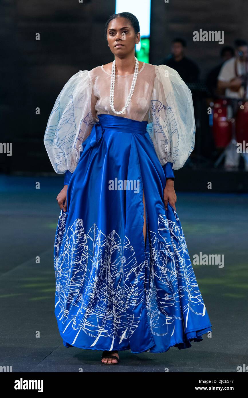 House of Mausio Resort Cruise runway during Fiji Fashion Week on June ...