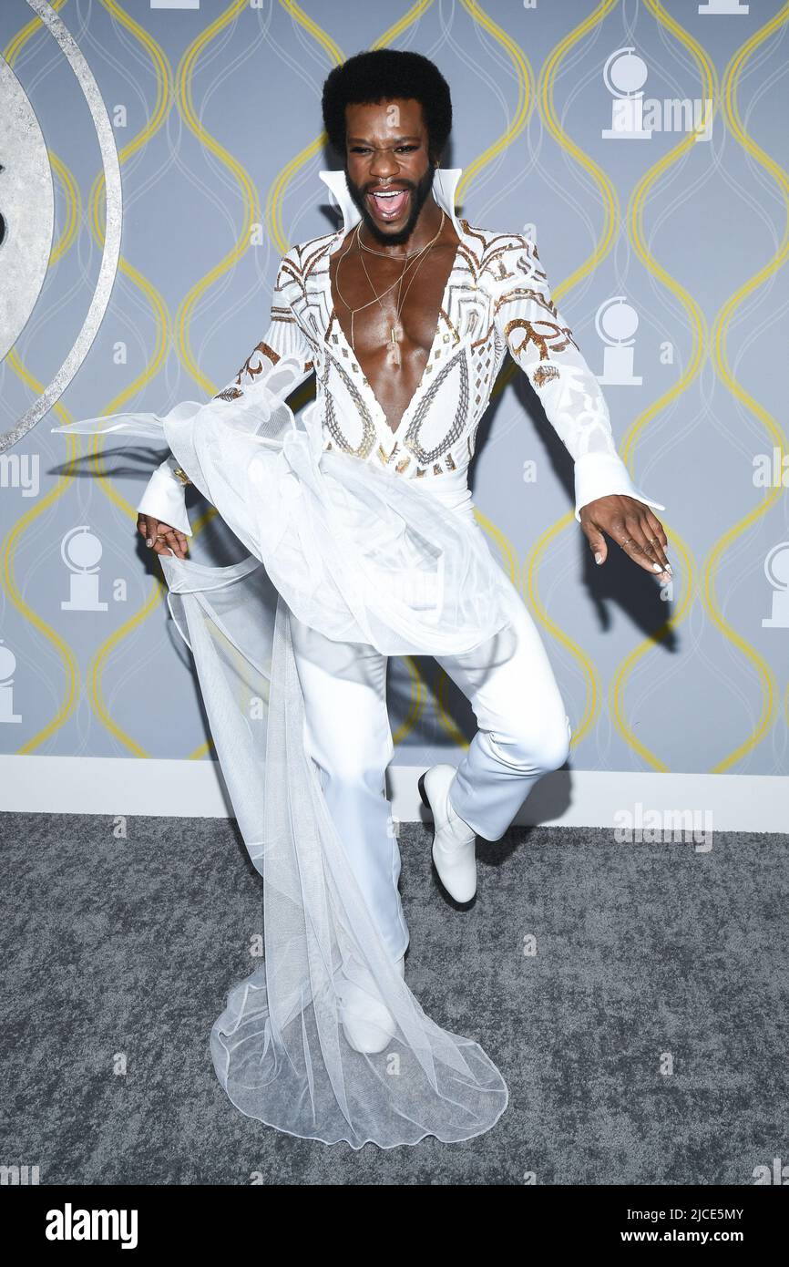 New York, USA. 12th June, 2022. Antwayn Hopper walking on the red ...