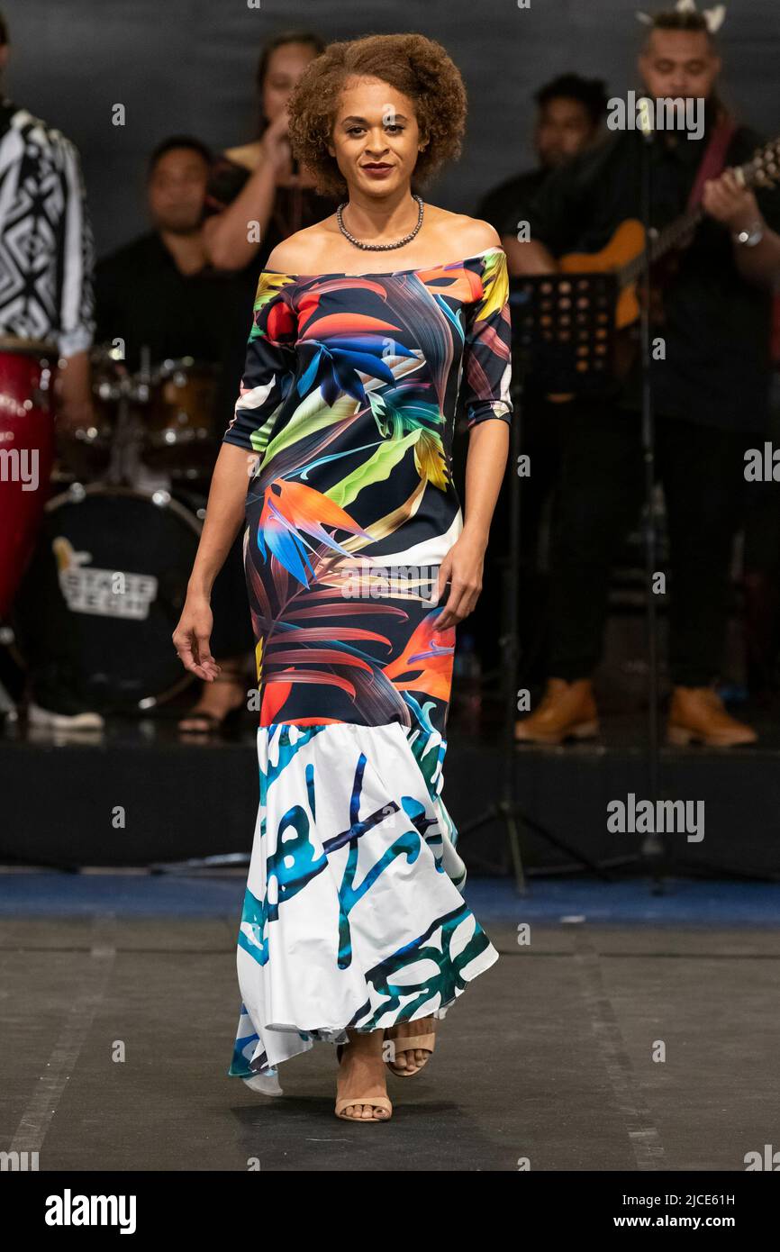 Hupfeld Hoerder Designs Resort Luxe runway during Fiji Fashion Week on ...