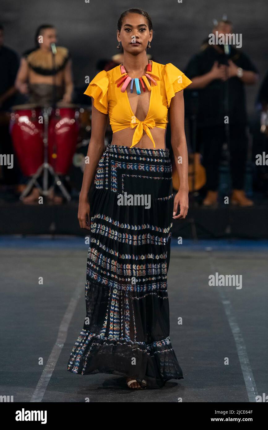 Kalokalo Colllective Resort Luxe runway during Fiji Fashion Week on ...