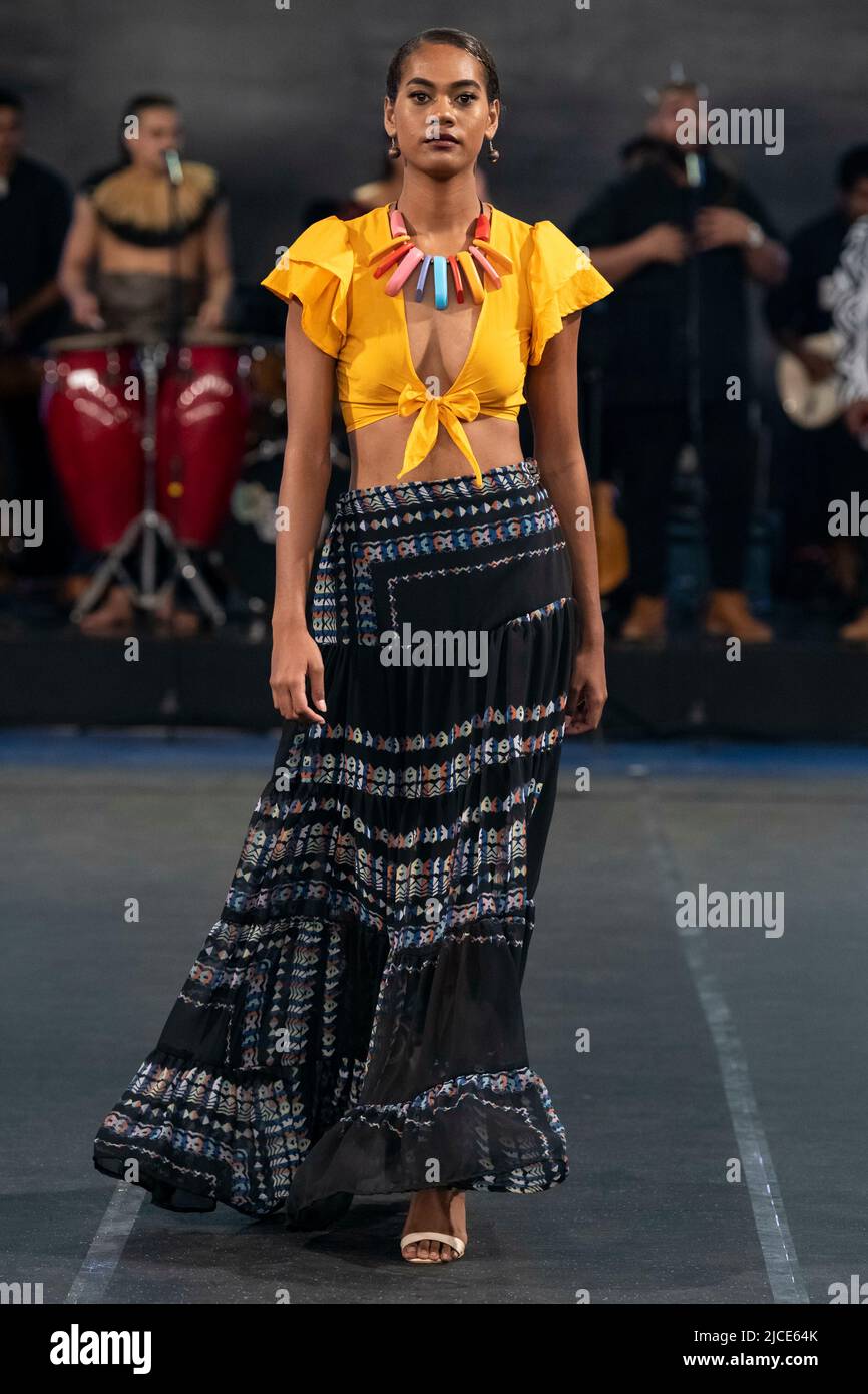 Kalokalo Colllective Resort Luxe runway during Fiji Fashion Week on ...