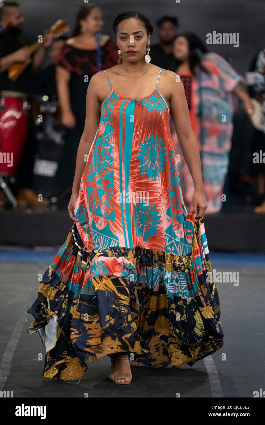 Kuiviti Resort Luxe runway during Fiji Fashion Week on June 2022, Day 2 ...