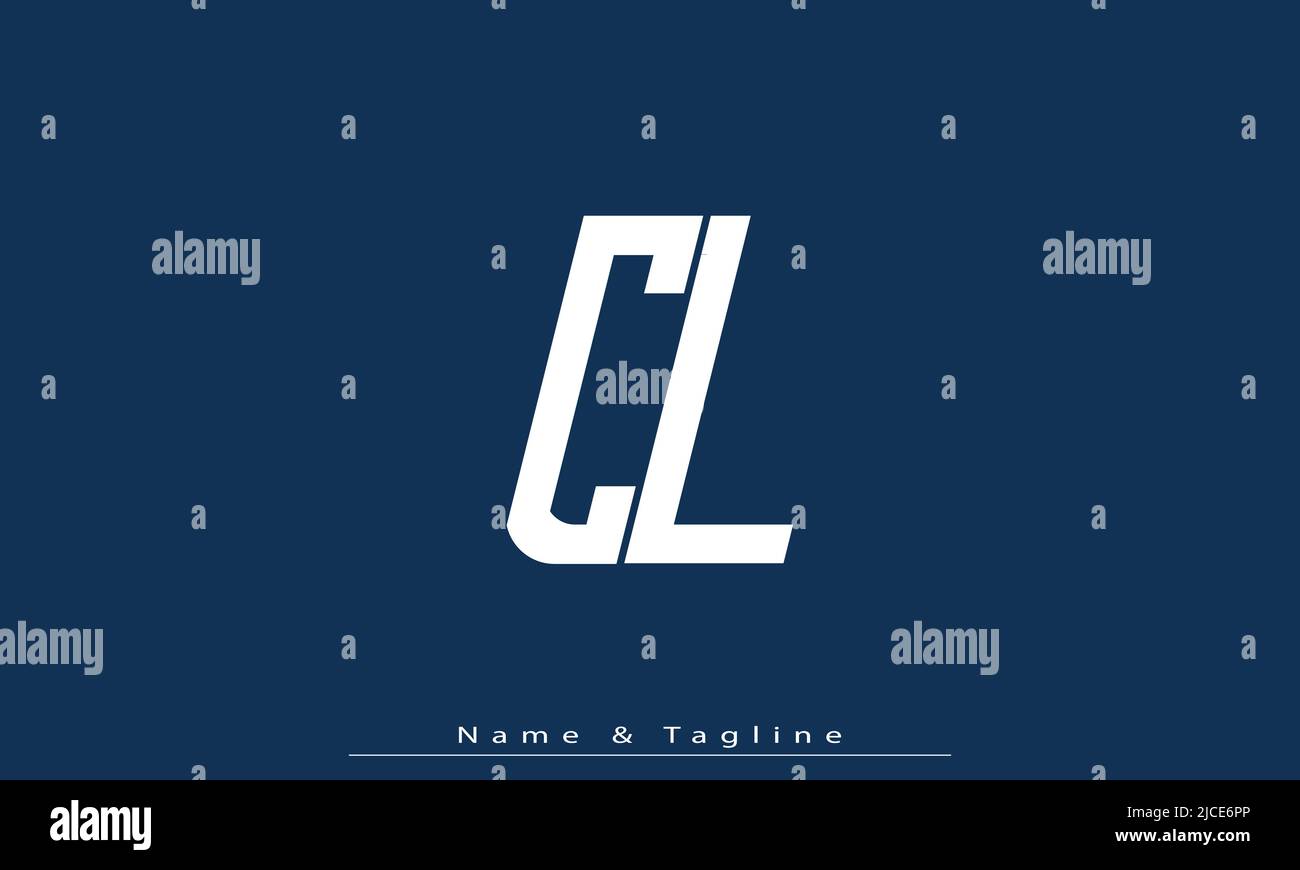 Alphabet letters Initials Monogram logo CL , LC Stock Vector Image ...