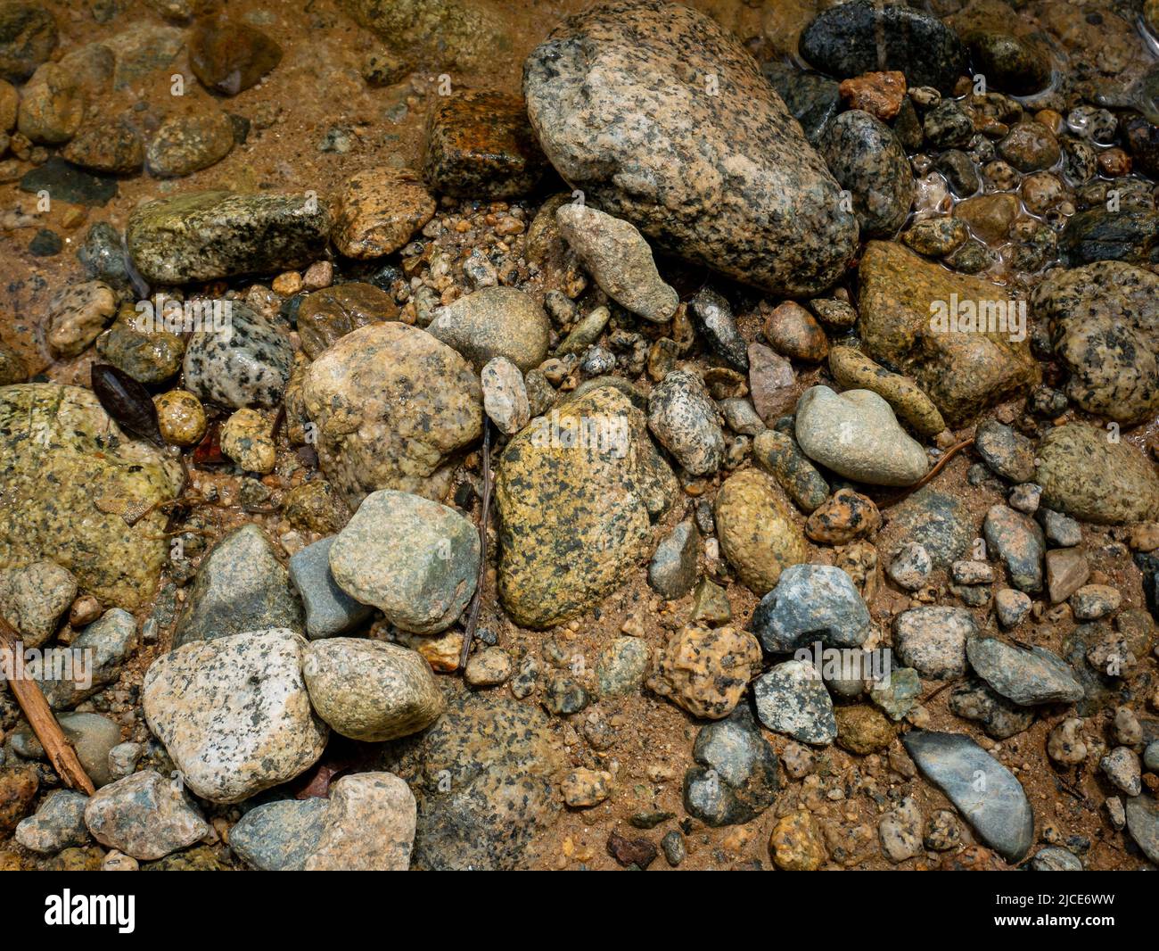 Stones of all Sizes in the River Stock Photo - Alamy