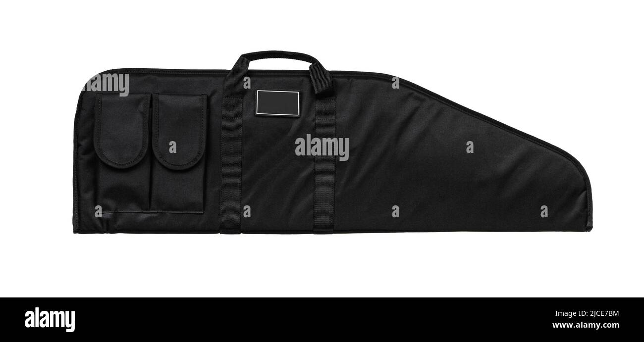Soft black weapon case with extra pockets. Bag for storing and ...