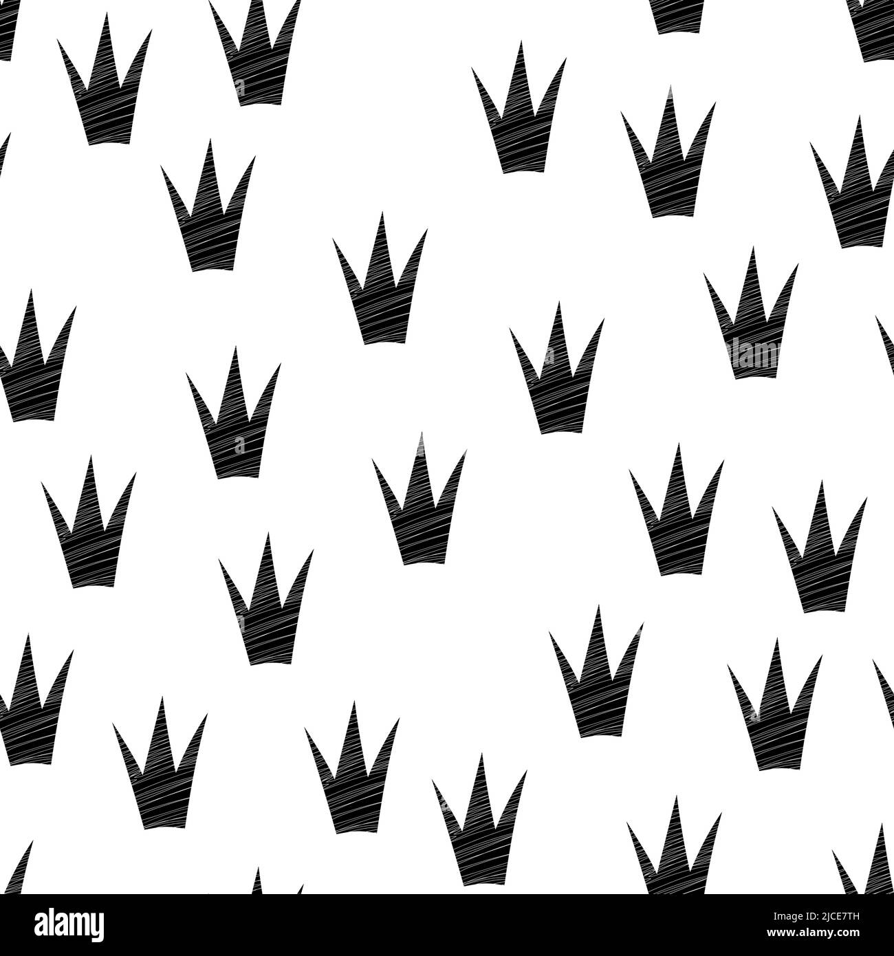 Seamless pattern with Crown. Black and white graffiti background ...