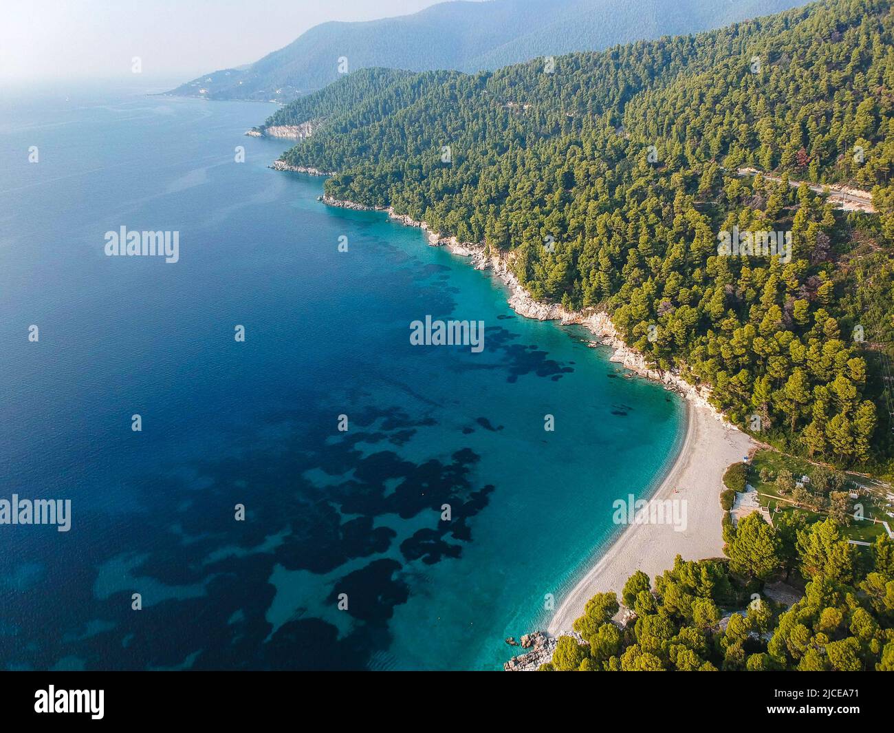 Skopelos milia beach hi-res stock photography and images - Alamy