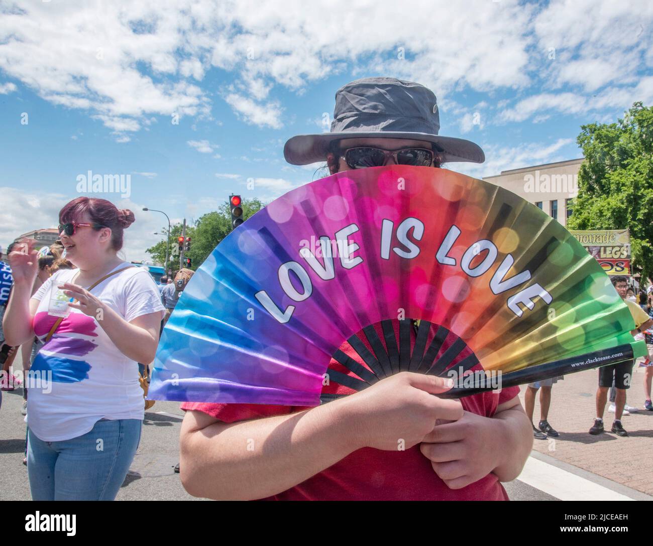 Washington DC, June 12,2022, USA-Gay Pride celebrations are taking ...