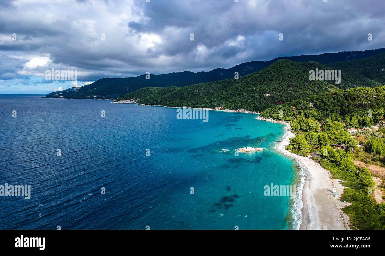 Skopelos milia beach hi-res stock photography and images - Alamy