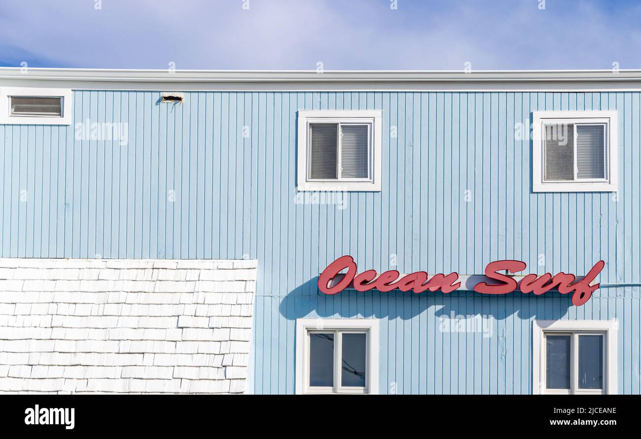 Detail image of the Ocean Surf Resort in Montauk, NY Stock Photo - Alamy