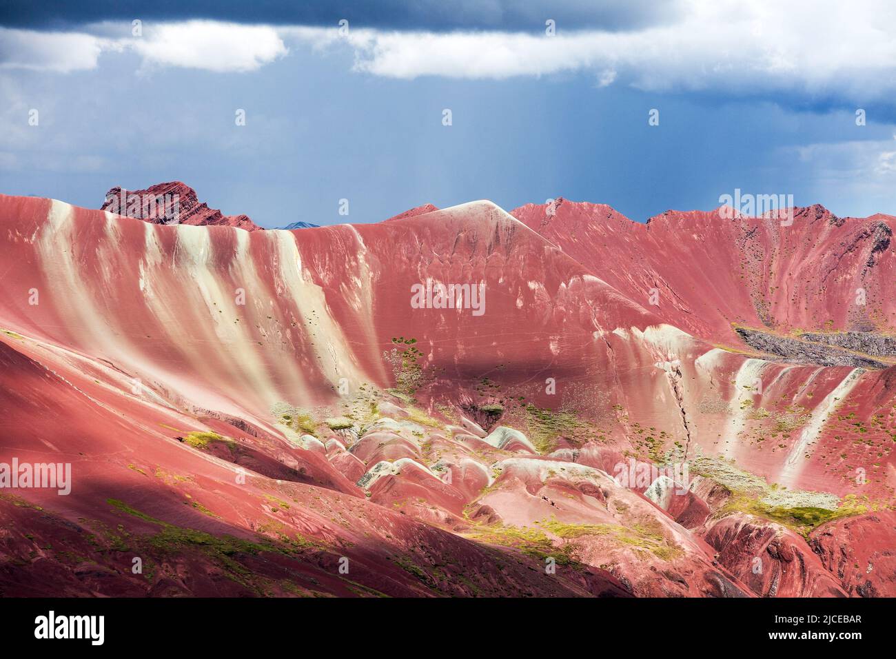 Rainbow mountains or Vinicunca Montana de Siete Colores, Cuzco region ...