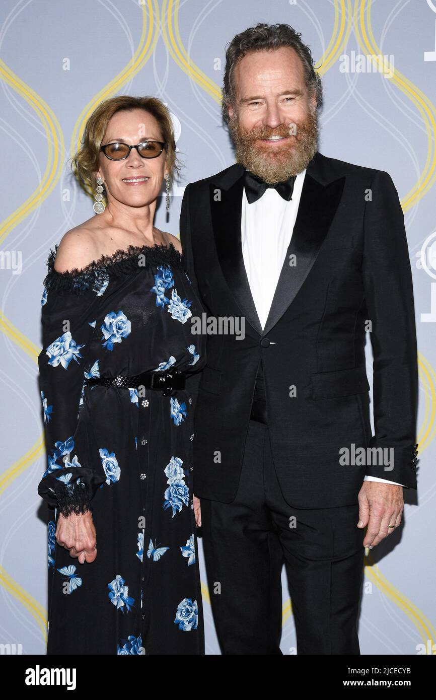 New York City, US, June 12, 2022. Robin Dearden and Bryan Cranston ...