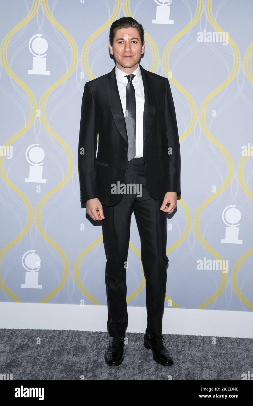 New York City, US, June 12, 2022. Michael Zegen walking on the red ...