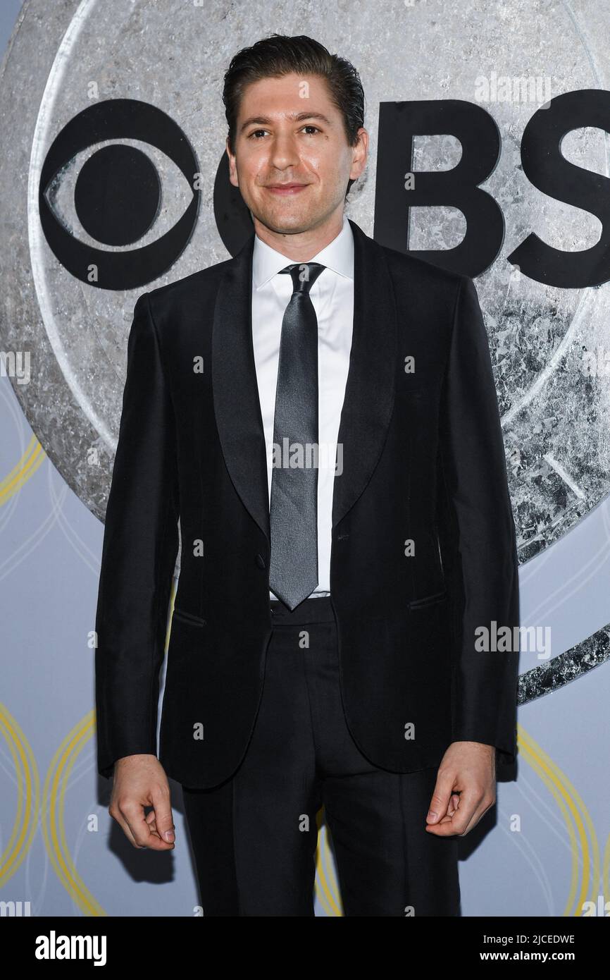 New York City, US, June 12, 2022. Michael Zegen walking on the red ...