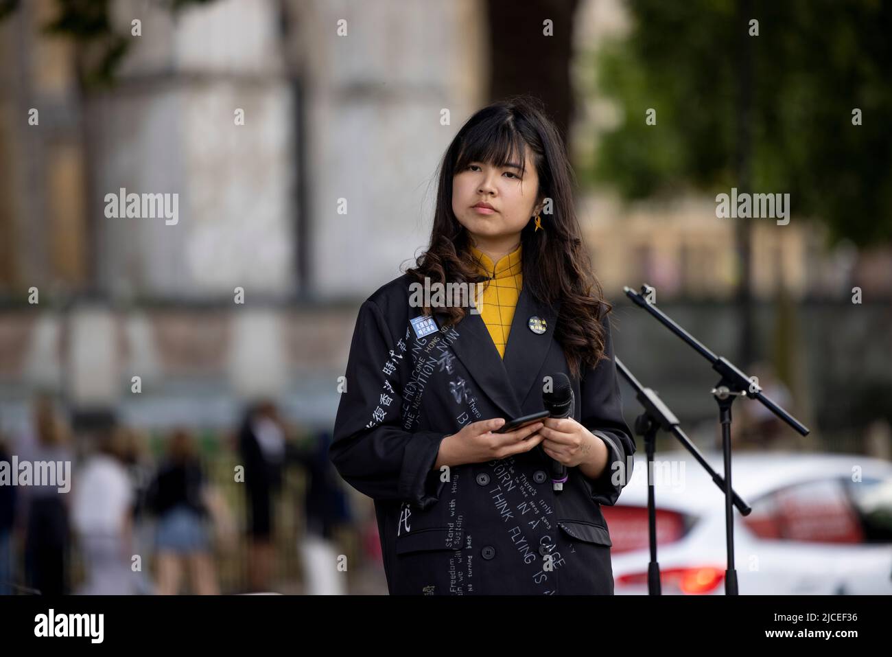 Catherine Li, activist in exile from Hong Kong and performance arts ...