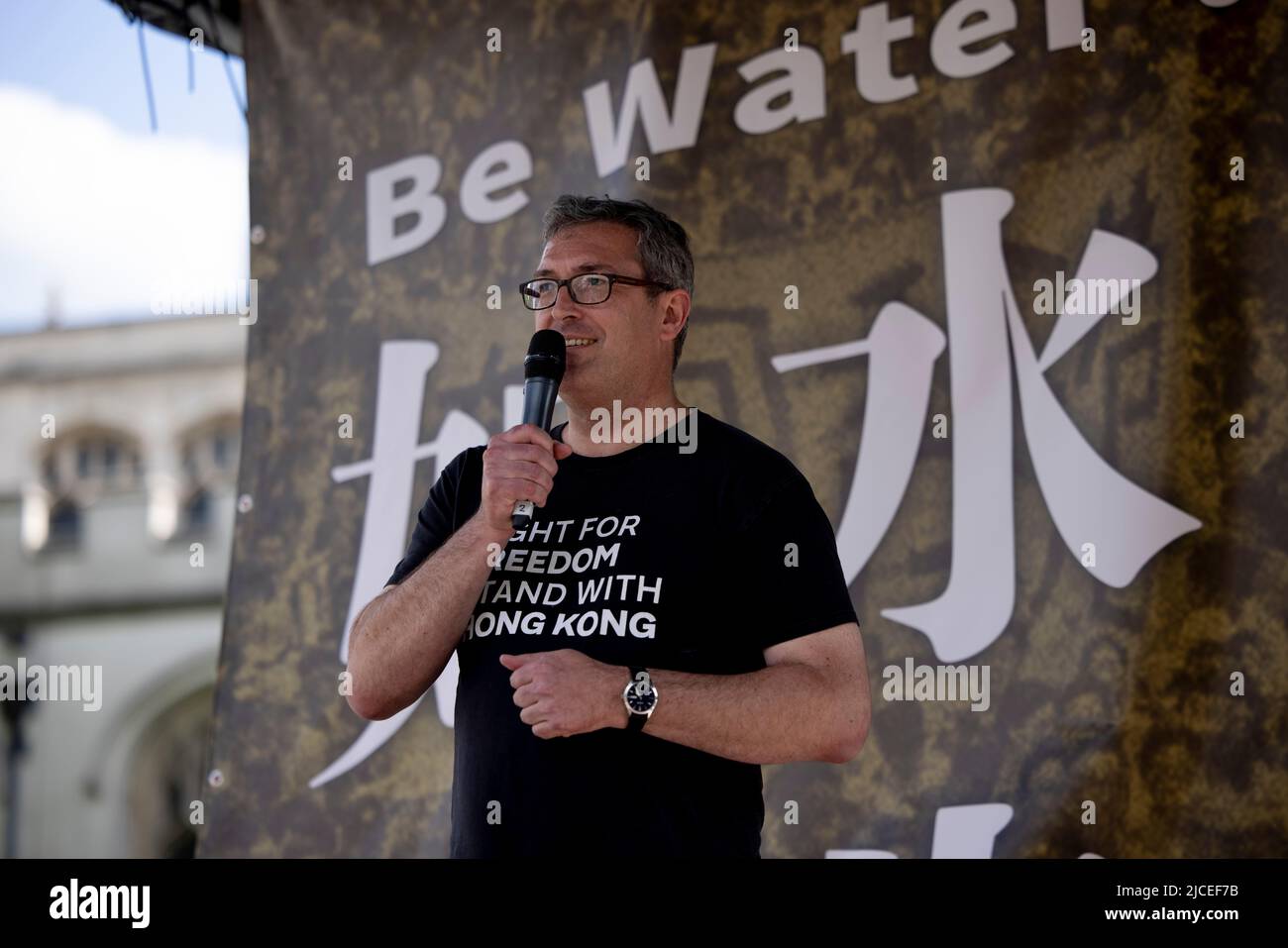 London, UK. 12th June, 2022. Benedict Rogers, British human rights ...