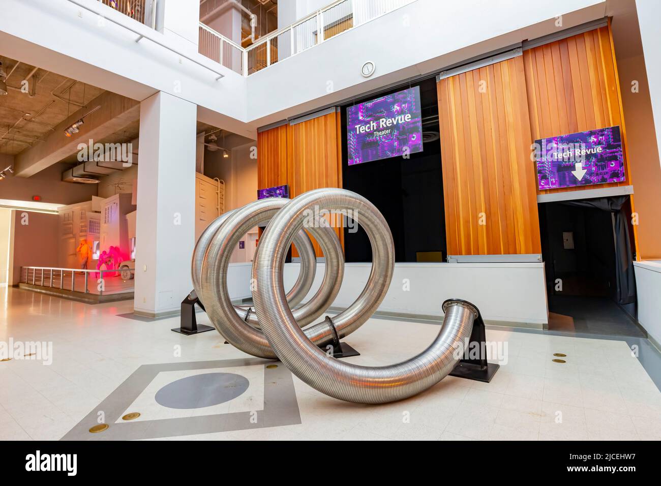 Los Angeles, JAN 29 2015 - Interior view of the California Science ...