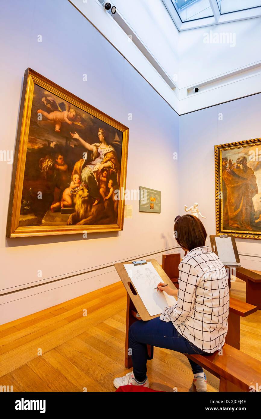 Getty museum los angeles interior hi-res stock photography and images ...