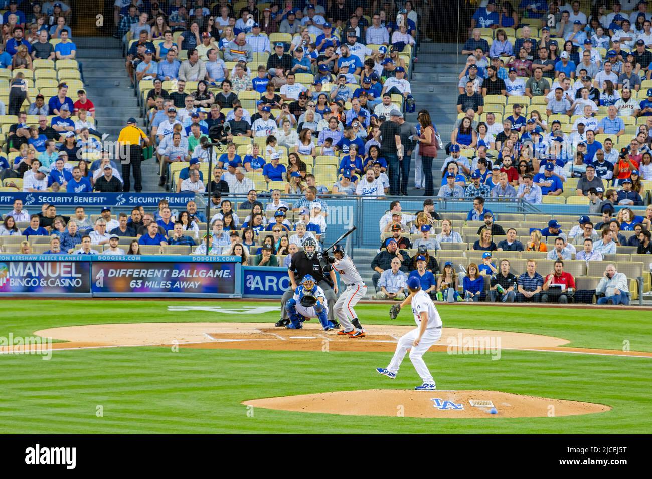 Los angeles dodger stadium exterior hi-res stock photography and images ...