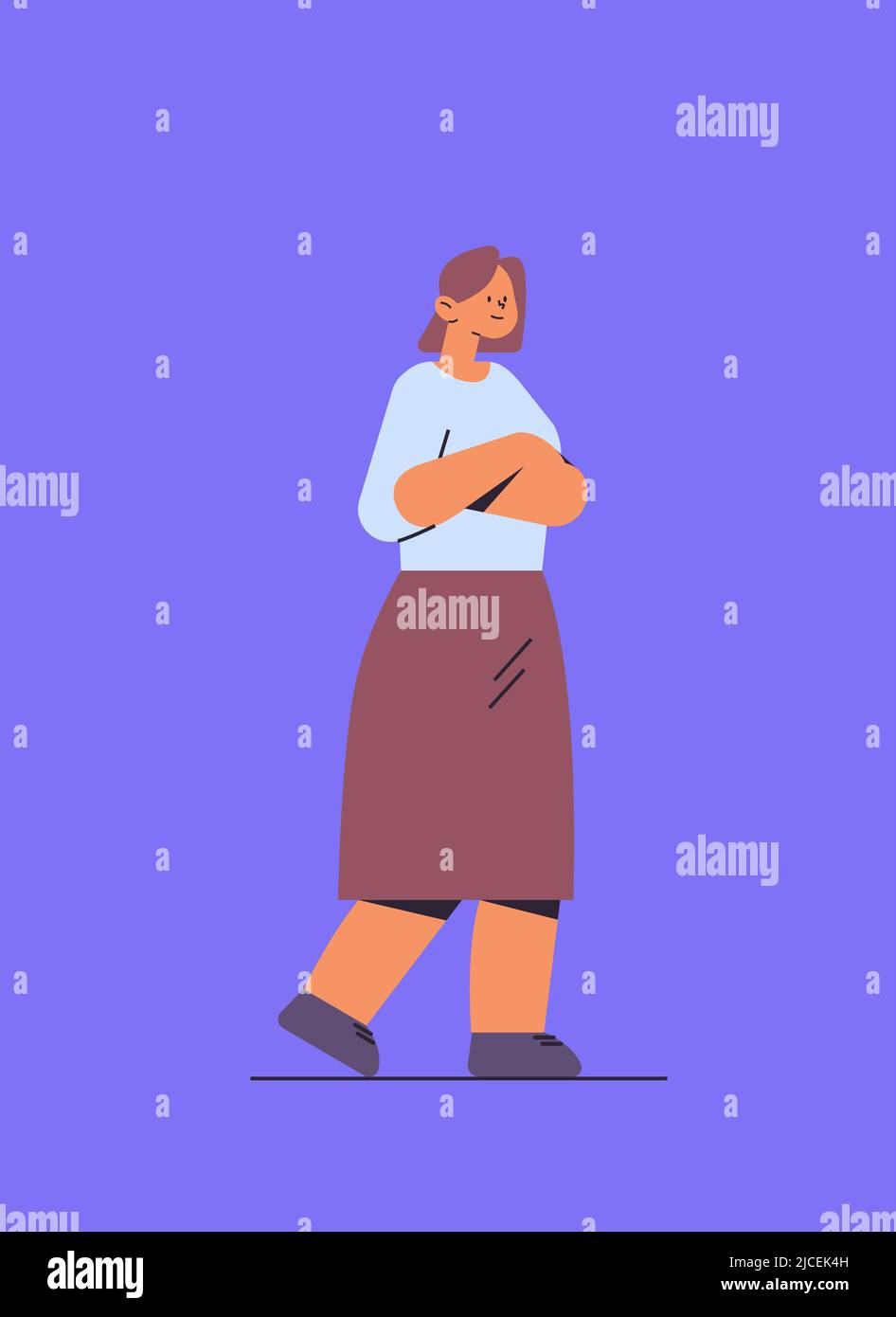 young woman in casual clothes beautiful girl standing pose female ...