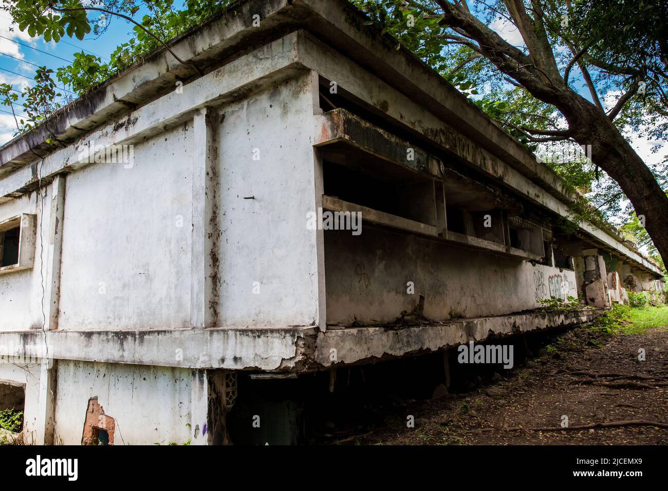 ARMERO, COLOMBIA - MAY, 2022: Remains of the destroyed San Lorenzo ...